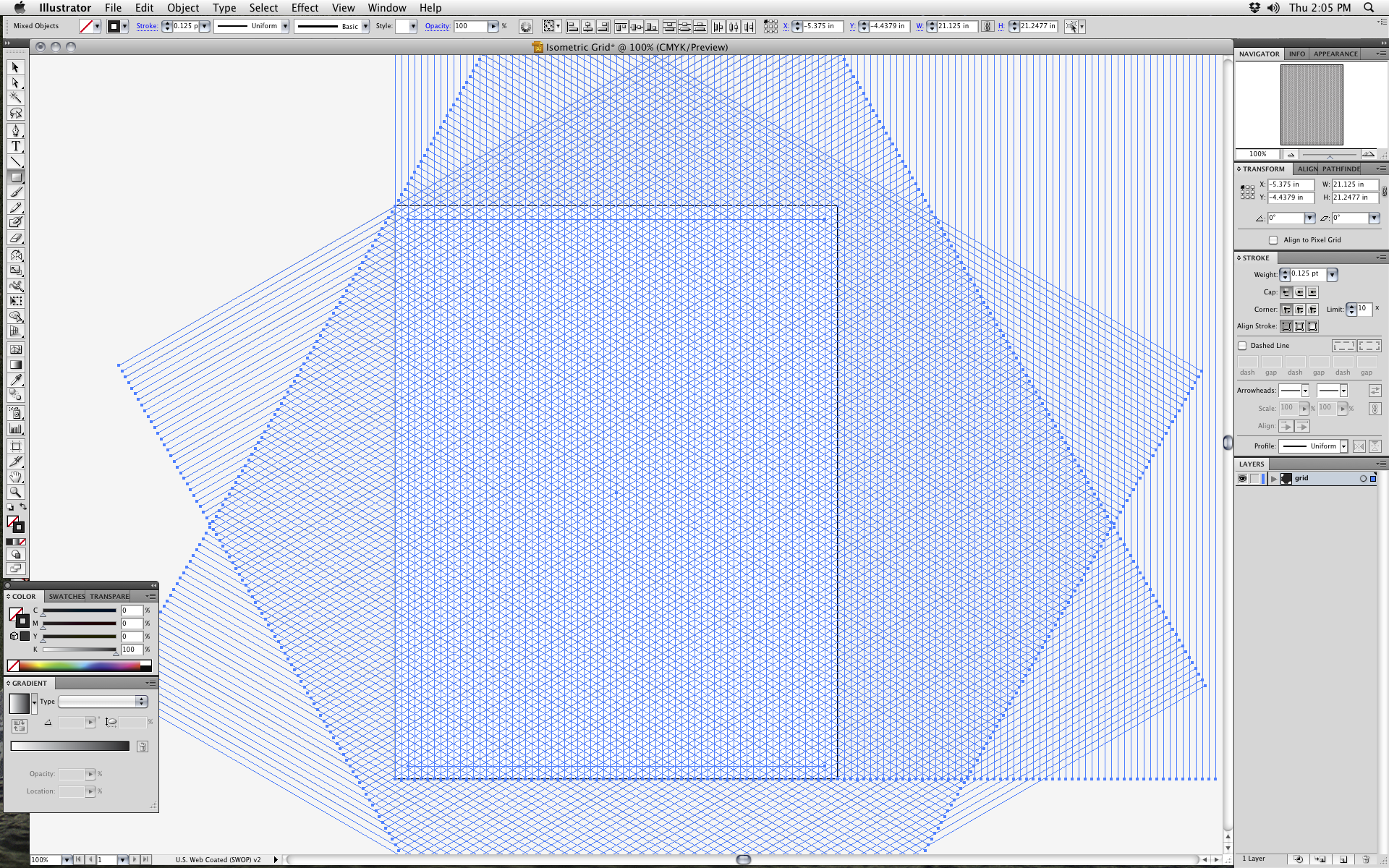 How To Create An Isometric Grid In Adobe Illustrator Technical