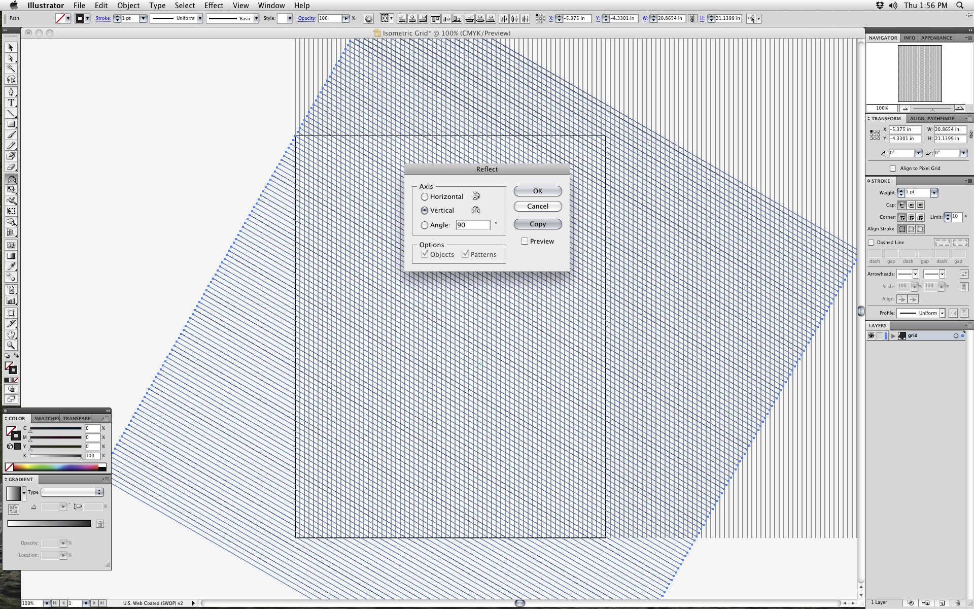 How To Create An Isometric Grid In Adobe Illustrator Technical